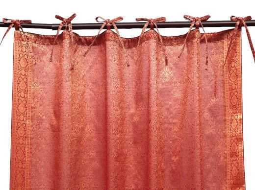 Indian Style Curtains: Embroidered, Sari & Velvet - Worldcraft Industries